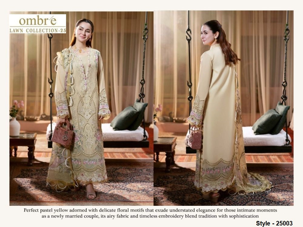 Elegant Designer Lawn Cotton Suits – Stylish & Comfortable – AliShaif