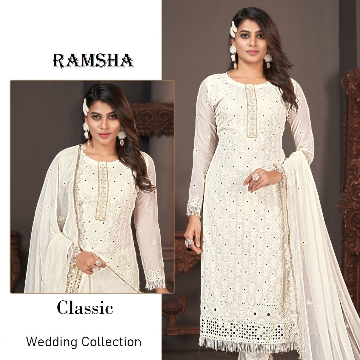 Ramsha Pakistani Designer Luxury Classic Party Wear Suit – AliShaif